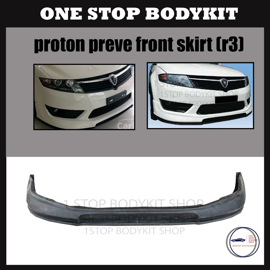 proton preve front skirt (r3) oe POLYURETHANE (PU) skirt lip bodykit ...