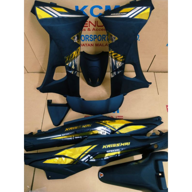 Modenas Kriss Mr1 Mr2 Mr3 Chrome Coverset Two Tone Colour Shopee