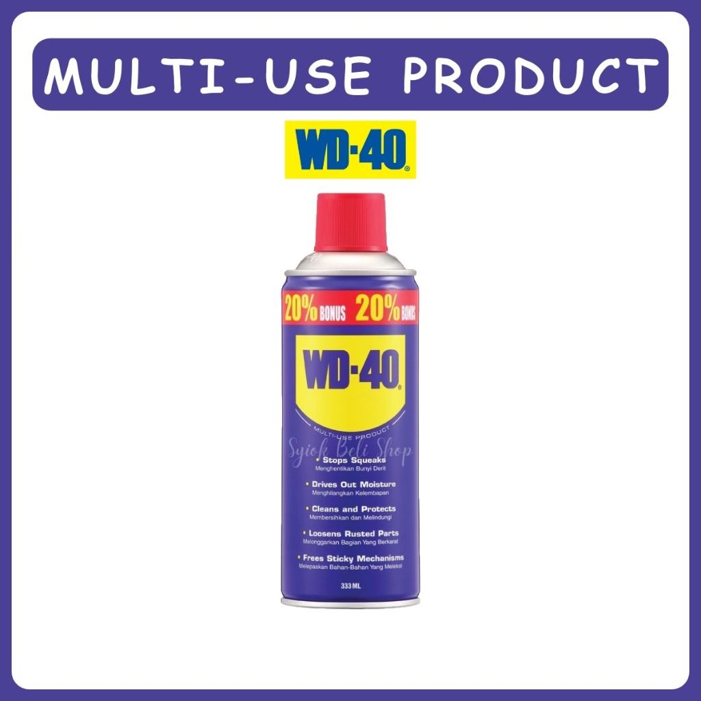 WD-40 Multi-Use Product Multi-Purpose Lubricant (333ml) (100% Original ...