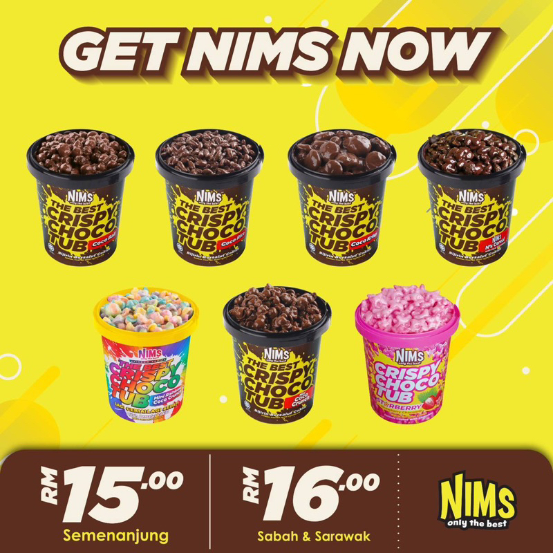 NIMS CRISPY CHOCOTUB | Shopee Malaysia