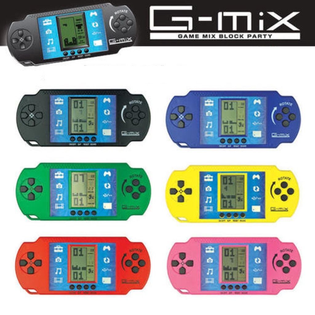 READY STOCK 】Mainan Tetris Brick Game Termurah G-mix Game Console Brick ...