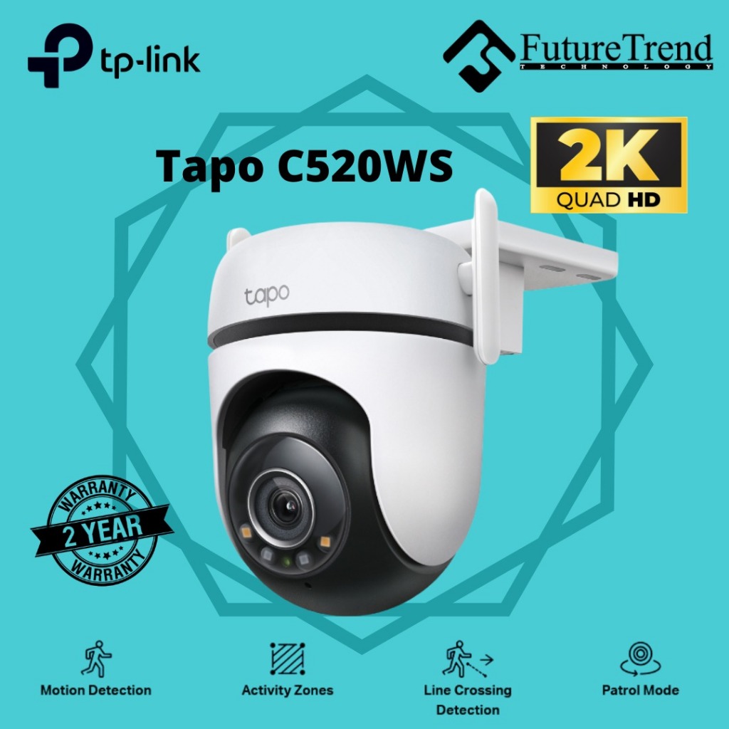 TP-LINK TAPO C520WS OUTDOOR PAN/TILT SECURITY WI-FI CAMERA | Shopee Malaysia