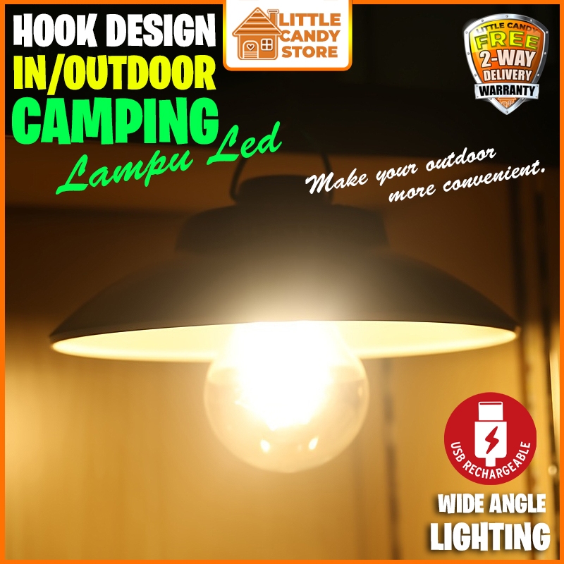 Super Bright Camping Lamp Light Bulb Portable Outdoor Night Market ...