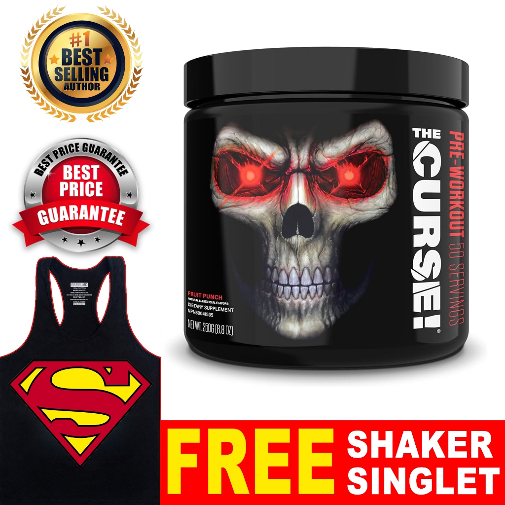 JNX Sports the Curse 50serv Pre Workout Insane Energy, Huge Muscle ...