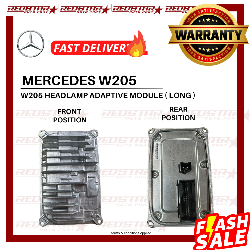 Mercedes W205 HEADLAMP ADAPTIVE MODULE ( LONG ) | Shopee Malaysia