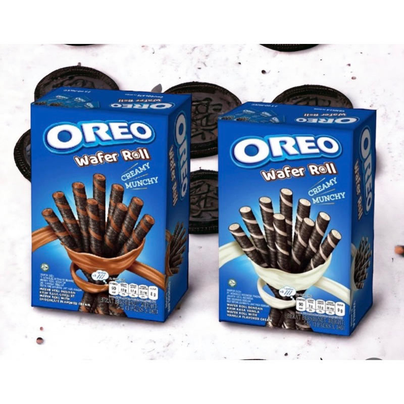 Oreo Wafer Roll Vanilla/ Chocolate Flavour 54g | Shopee Malaysia