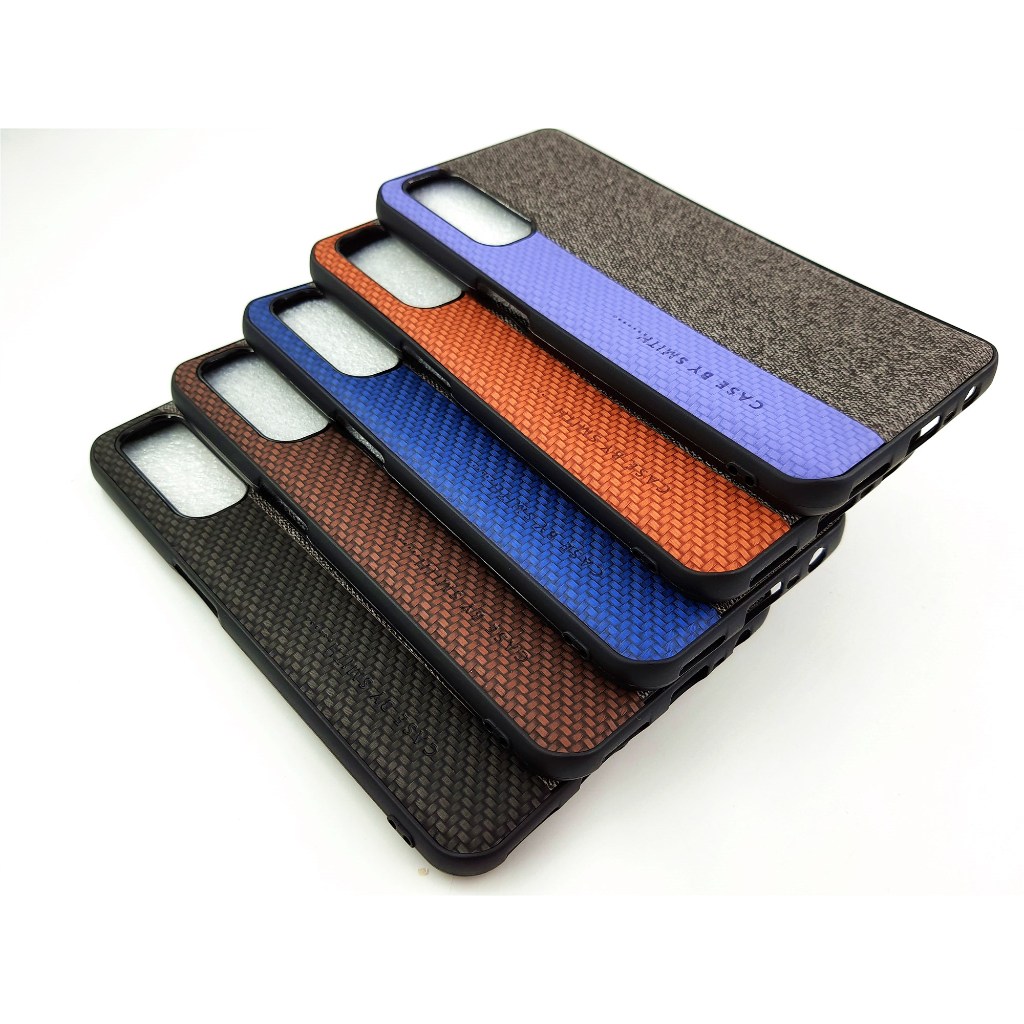 Vivo V20/V20 SE Fashion Luxury Coque Funda Braid Mix Cloth Pattern TPU ...