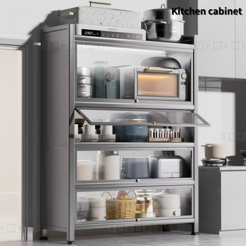 Dapur sideboard dapur kabinet rak penyimpanan rak dapur dengan pintu ...