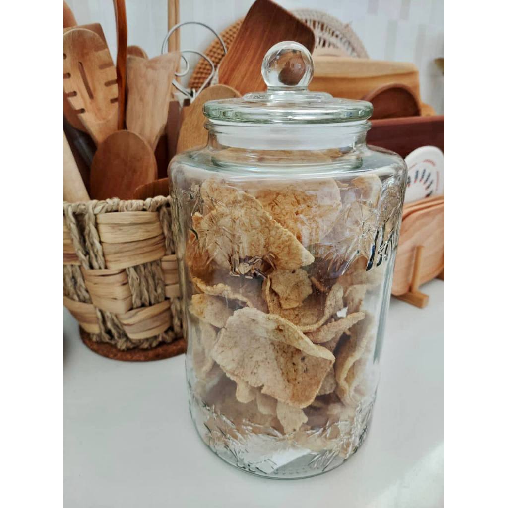 Balang Kaca Air Tie Jar With Lids 5L- Flower Pattern | Shopee Malaysia