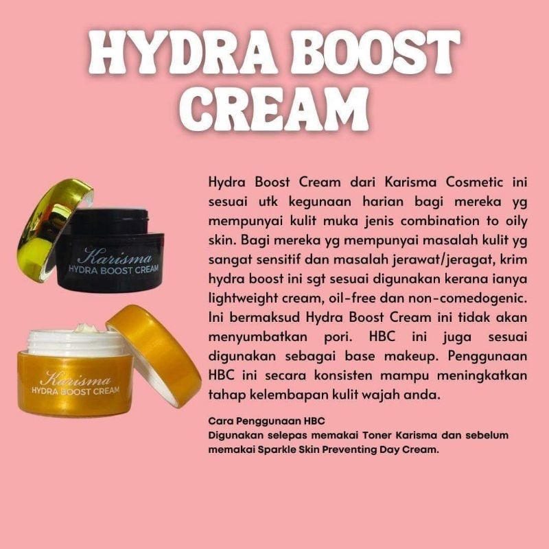 HYDRA BOOST CREAM 7G KARISMA COSMETIK📍STOCK 💯 ORIGINAL HQ📍FREE GIFT🎁 ...