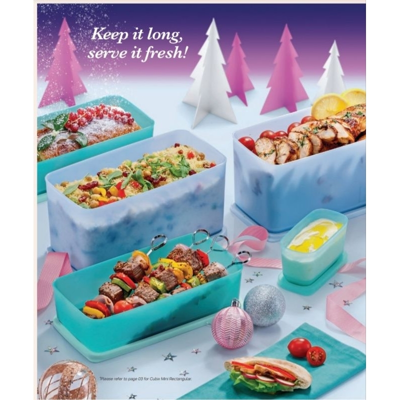 Tupperware Double so fresh Rectangular 3.1L dan 1.4L | Shopee Malaysia