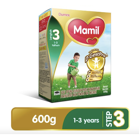 🔥Exp 2024.5 🔥 Dumex Mamil Step 3 (1-3 Years) Milk Powder 600g | Shopee ...