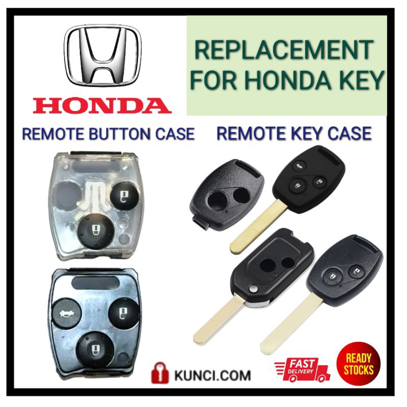 HONDA KEY CASING COVER REPLANCEMENT KUNCI | Shopee Malaysia