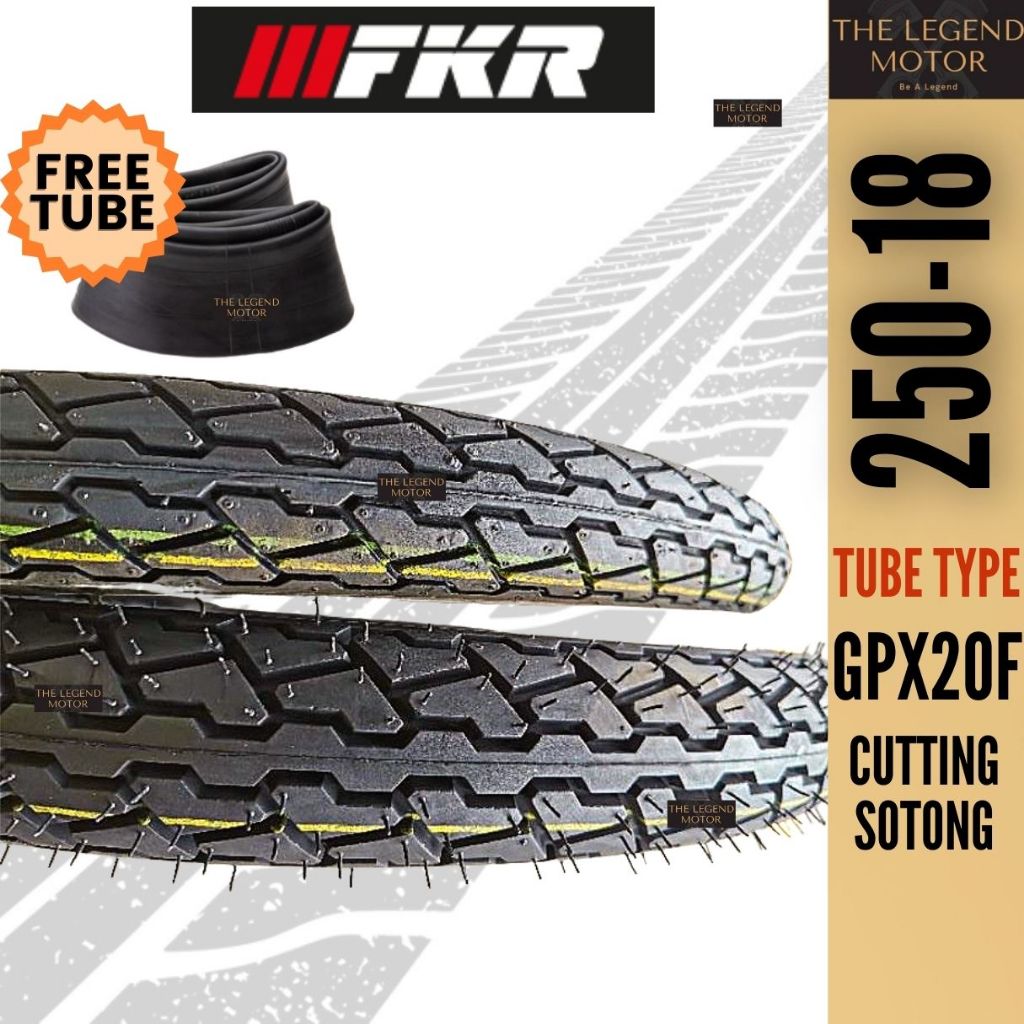 FKR 250 18 GPX20F FREE TUBE TAYAR Sotong 250-18 Tyre Tayar RXZ AR80 ...