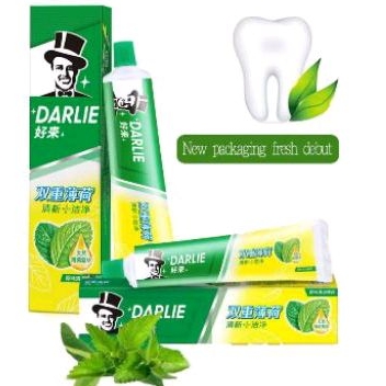 Darlie Double Action Original Strong Mint Toothpaste 225g | Shopee Malaysia