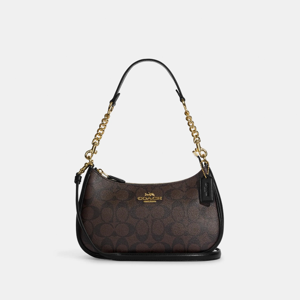 (PREORDER) COACH - Teri Shoulder Bag In Signature Canvas CV933 CV938 ...