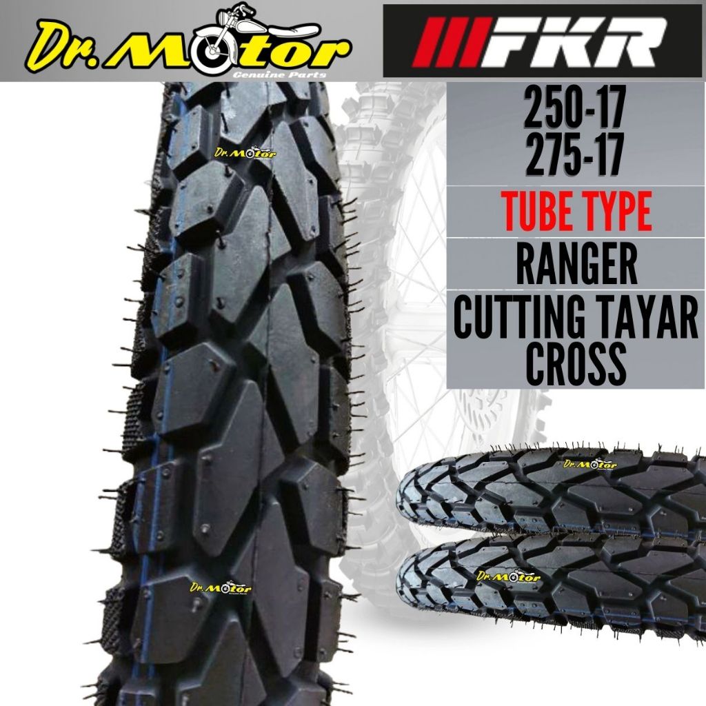 FKR TYRE TAYAR 17 Tube type RANGER 250-17 275-17 | Shopee Malaysia