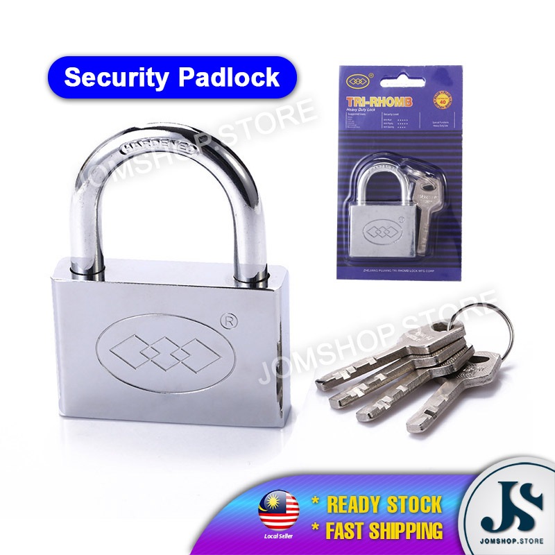 High Security Padlock 50mm Stainless Steel Heavy Duty Brass Durable ...