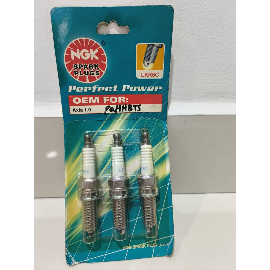 LKR6C PERODUA NGK GENUINE SPARK PLUG AXIA 1.0 ,BEZZA 1.0 ( SET ...