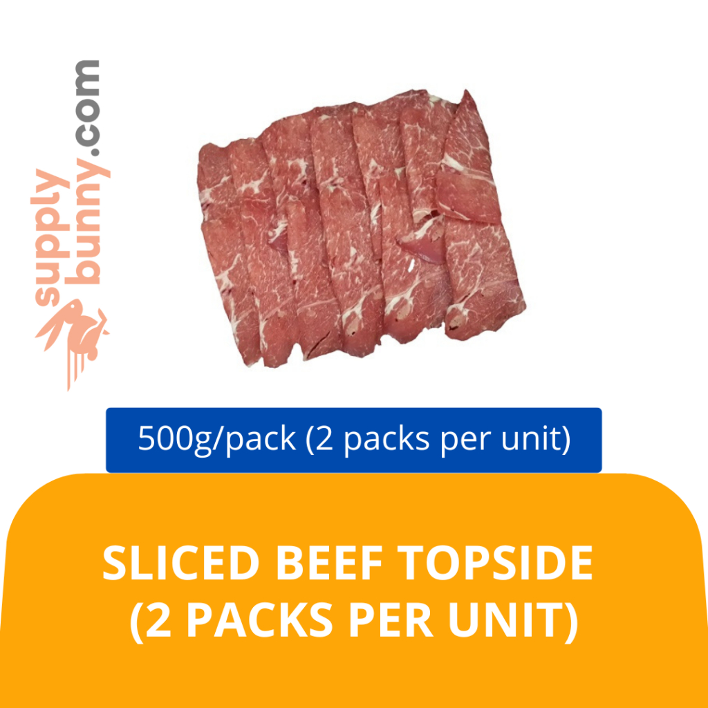 Frozen aust beef topside sliced (shabu shabu) 2mm 500g/pack | Shopee ...