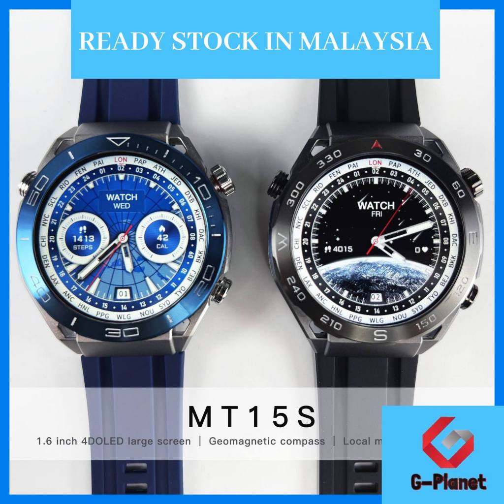 2024 NEW MT15S Watch Ultimate New Smart Watch Men NFC ECG+PPG Bluetooth ...