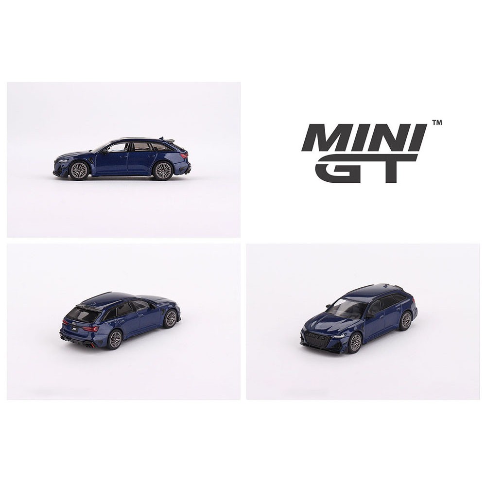 MINI GT Limited Edition 1:64 MGT00574-L ABT Audi RS6-R Navarra Blue ...