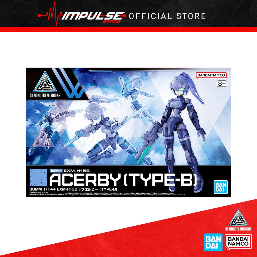 Bandai 30MM EXM-H15A Acerby (Type-B) (5065715) / 30 Minute Missions | Shopee Malaysia