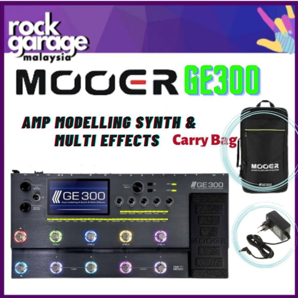Mooer GE300 Amp Modelling Synth & Multi Effects ( GE-300 / GE 300 ...