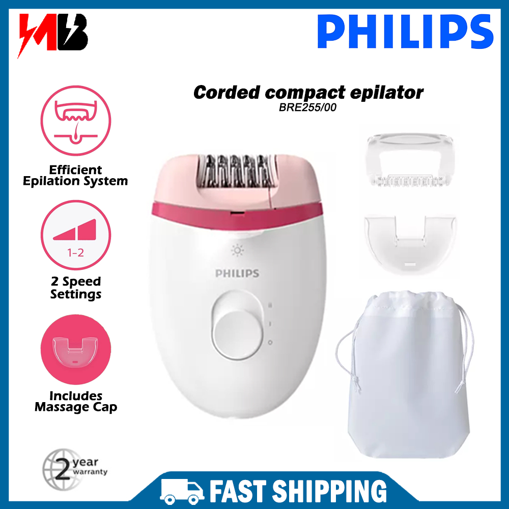 [NEW] PHILIPS Satinelle Essential Corded Compact Epilator BRE255 | Shopee Malaysia