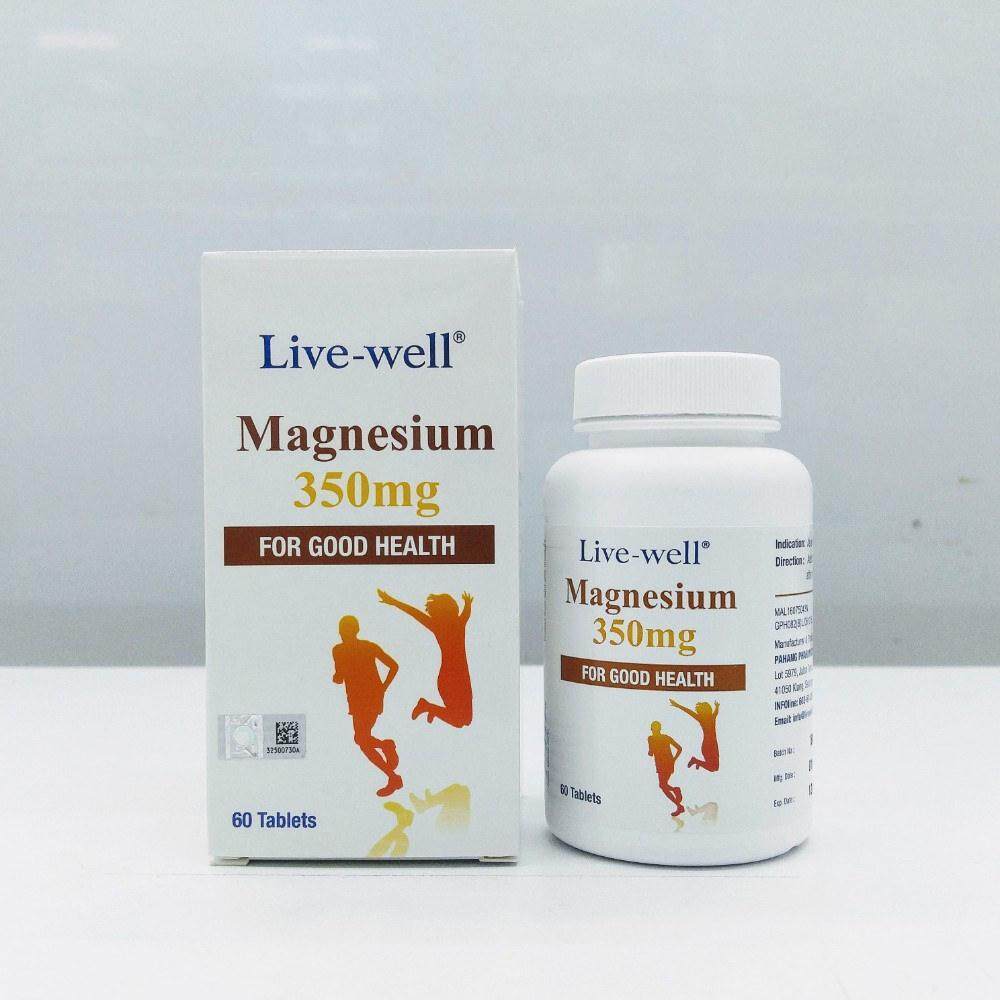 Live-well MAGNESIUM 350MG 60'SEXP:1/25] | Shopee Malaysia