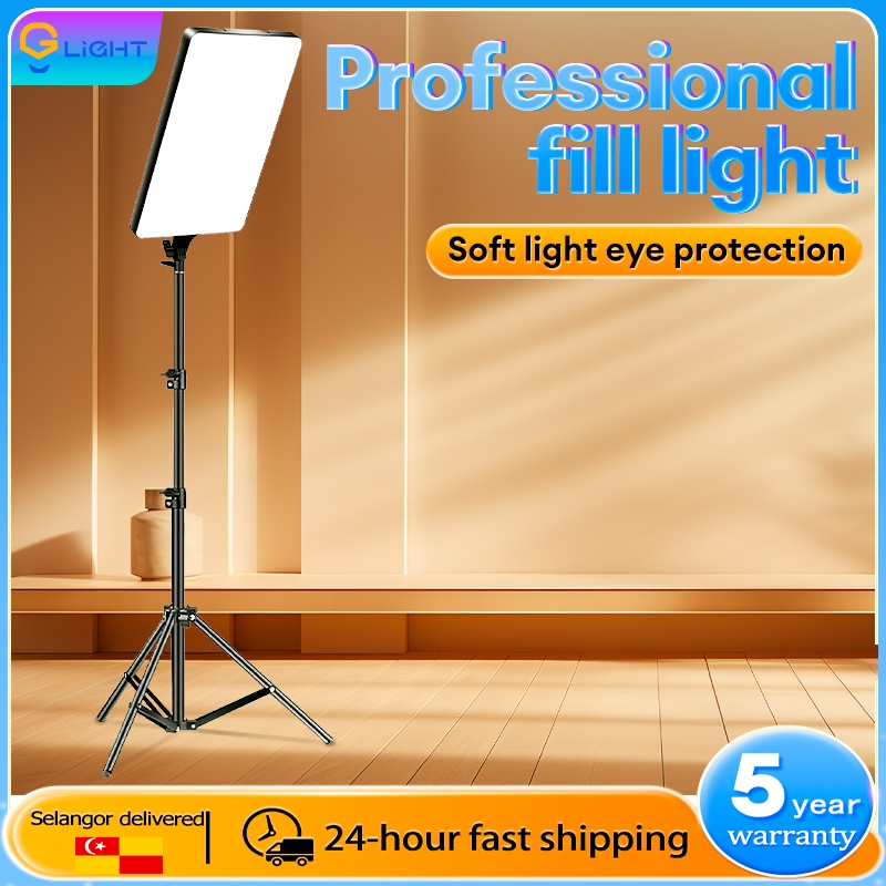 LED Video Panel Light Make up Light with Tripod Stand Dimmable ...