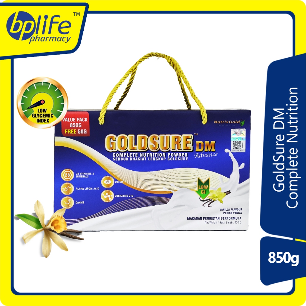 Nutrixgold Goldsure DM Advance 850g Foc 50g | Shopee Malaysia