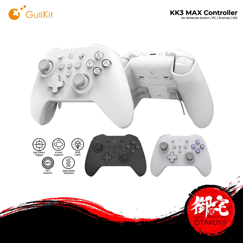 GuliKit King Kong 3 Max KK3 Max Wireless Pro Controller For Nintendo ...