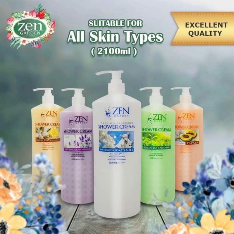 Zen Garden shower cream 2100ml & 1000ml | Shopee Malaysia