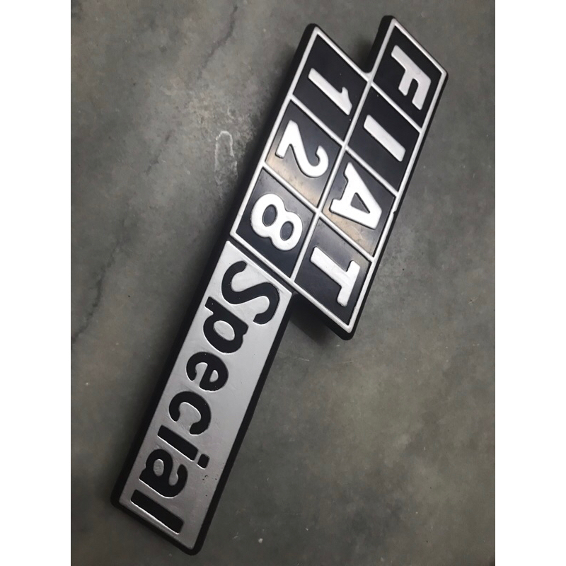 fiat 128 special rear emblem logo | Shopee Malaysia
