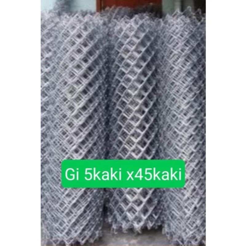 PAGAR Gi Galvanized G10(1Roll x 45Kaki Panjang) | Shopee Malaysia
