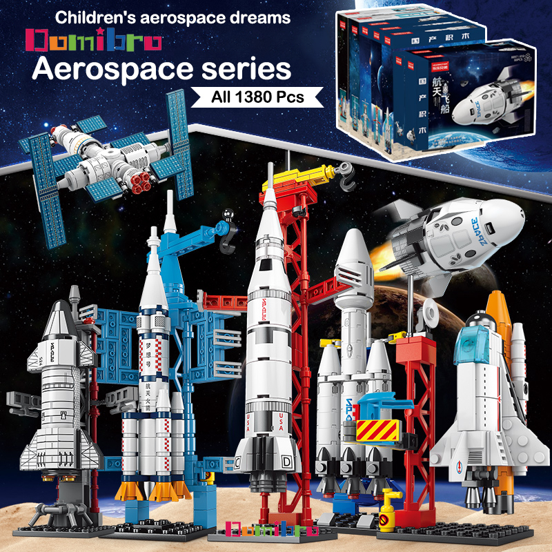 Space Shuttle Building Blocks Creative Aerospace Series Assembled ...
