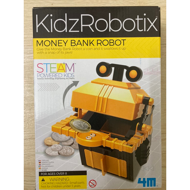 4M STEM KidzRobotix Money Bank Robot / Kids Robot Toy | Shopee Malaysia