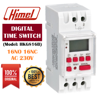 🔥READY STOCK🔥 HIMEL Digital Time Switch 16NO 16NC AC230V (Model ...