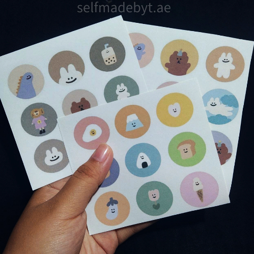 Cute Aesthetic Animation Cut Sticker suitable for Notes and Journal ...