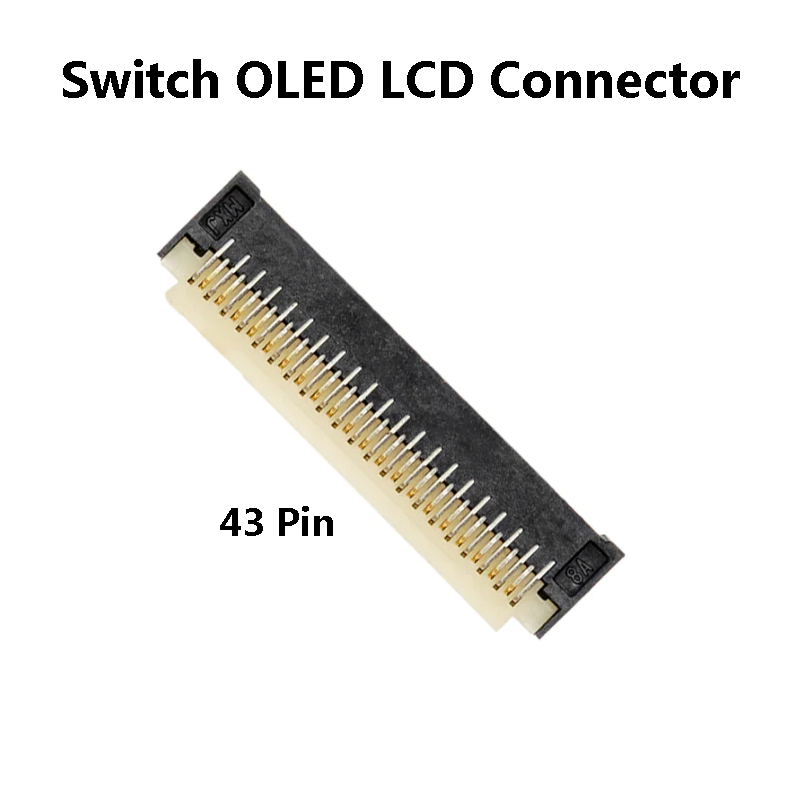 For Nintendo Switch OLED LCD Screen FPC Socket Plug Clip 43 Pin ...