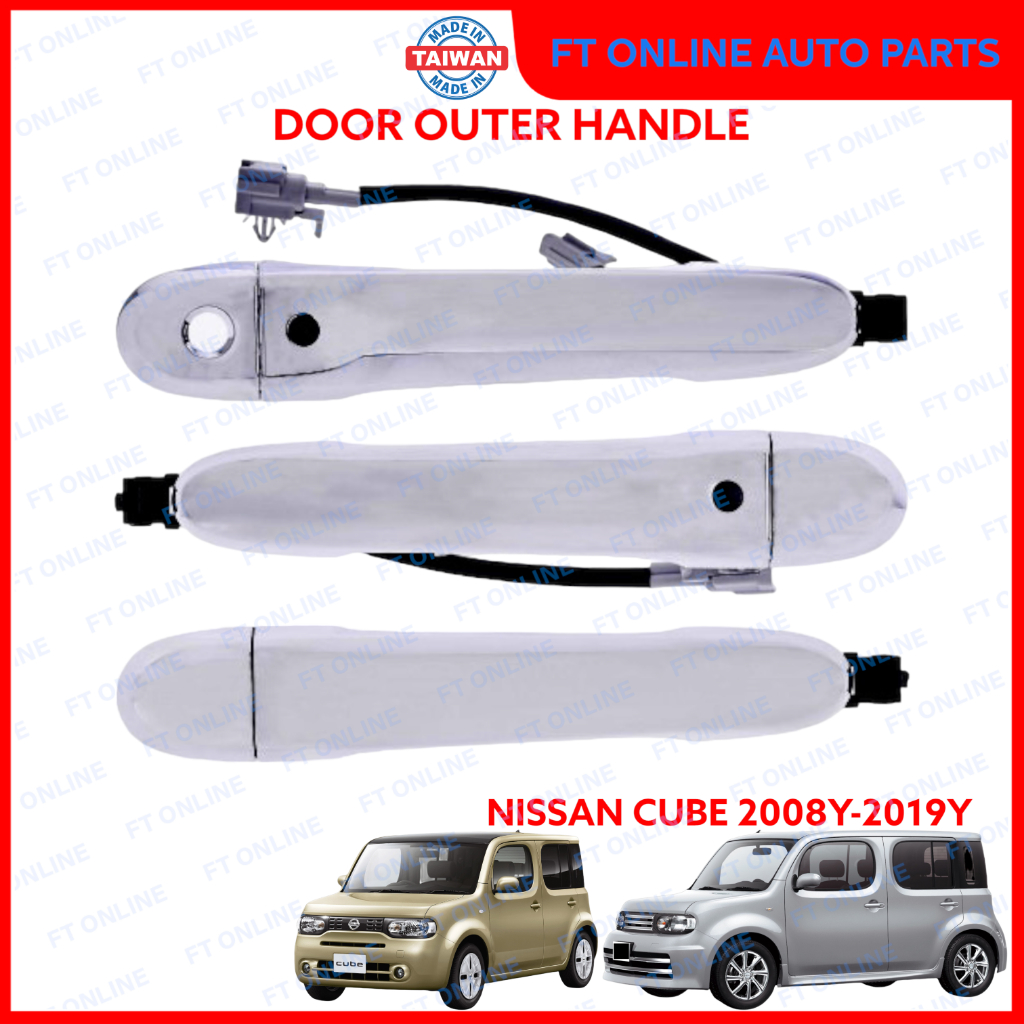 NISSAN CUBE 2008-2019 Z12 DOOR HANDLE OUTER EXTERIOR WITH KEYLESS ...