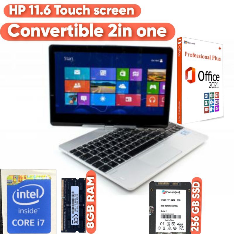 EliteBook Revolve 810 G3 Core i7-5th Gen Multi-Touch 2-in-1 Laptop ...