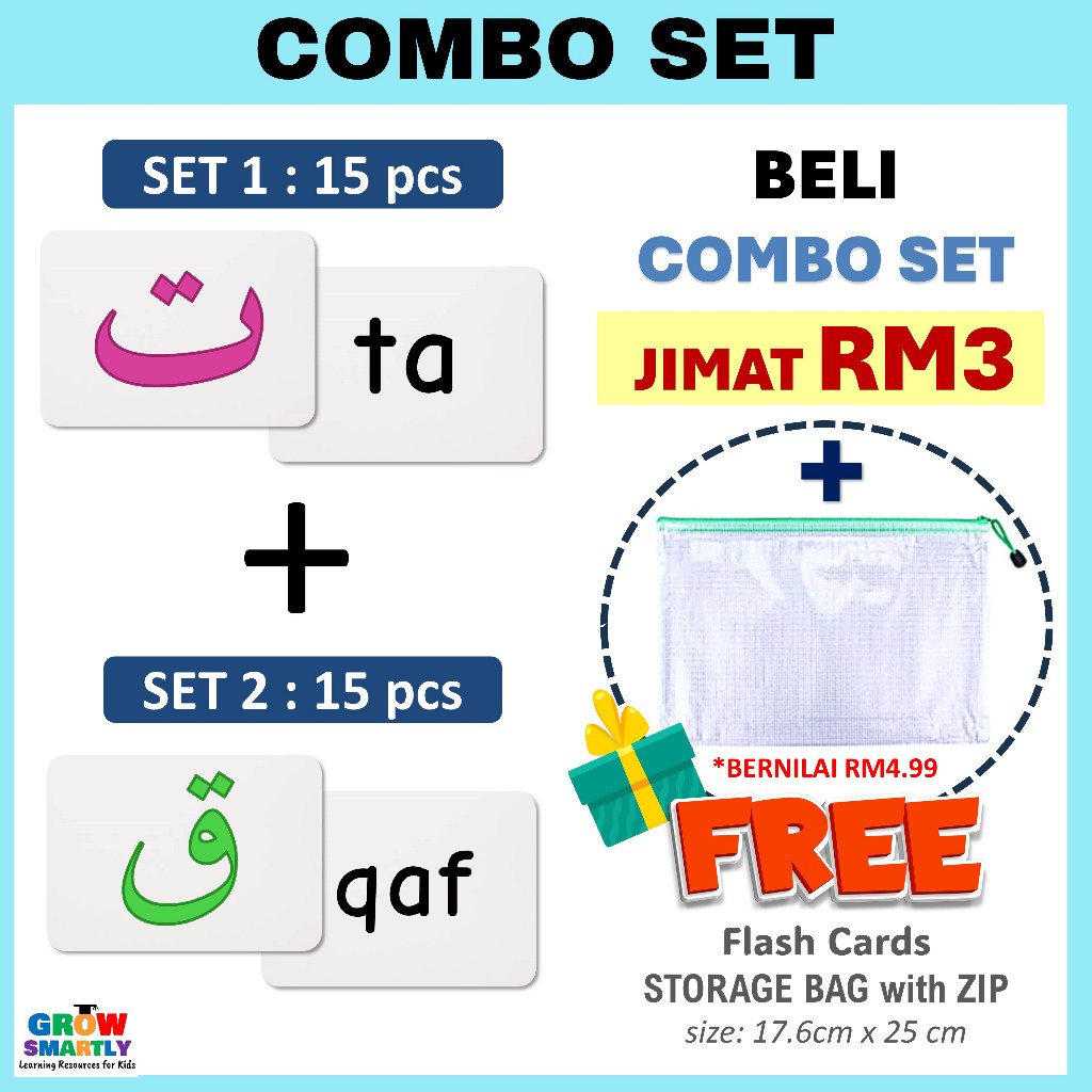 Alif Ba Ta Flash Card for Baby Belajar Jawi Cara Mudah Jawi Prasekolah ...