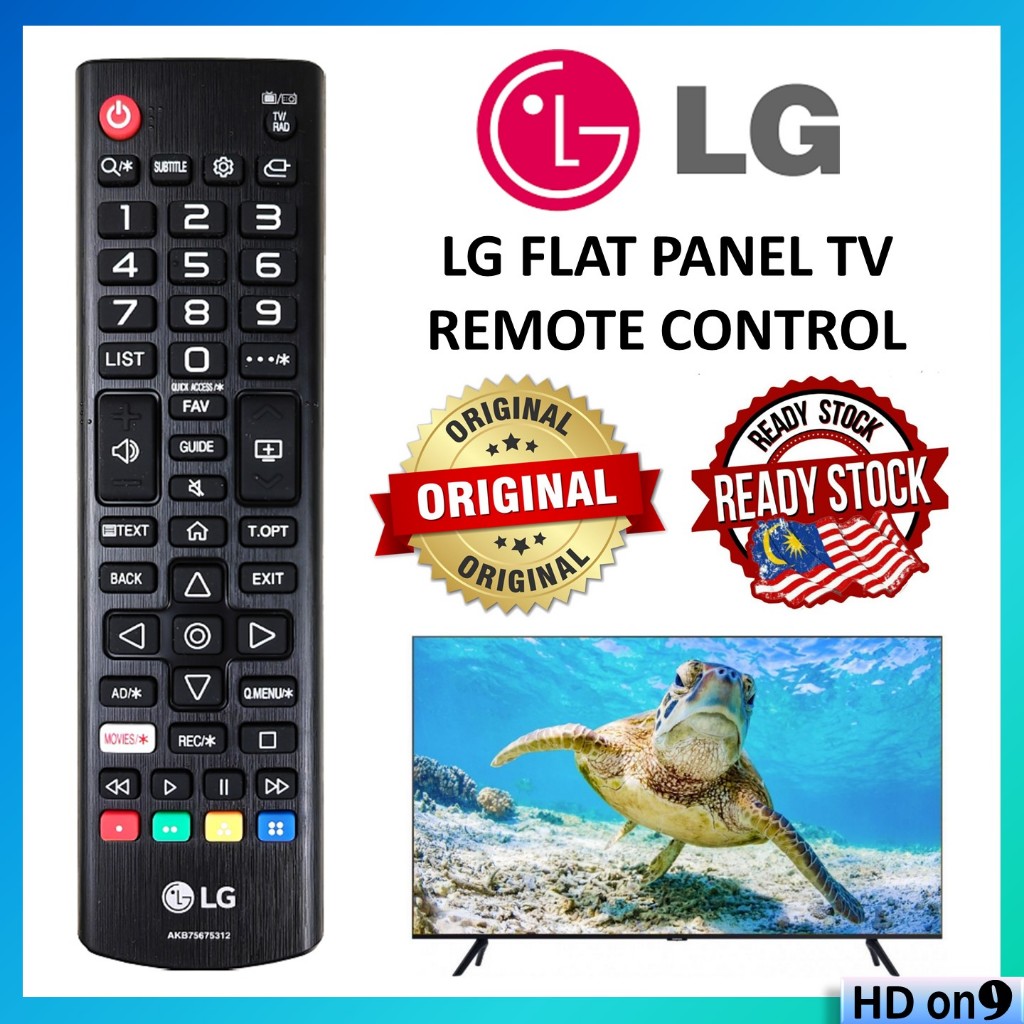 *ORIGINAL* LG LED LCD TV Remote Control (AKB75675312) | Shopee Malaysia