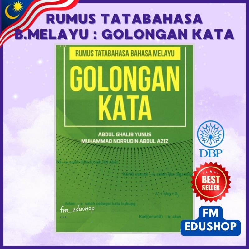 Rumus Tatabahasa Bahasa Melayu Golongan Kata 9789834914028 Dewan Bahasa ...