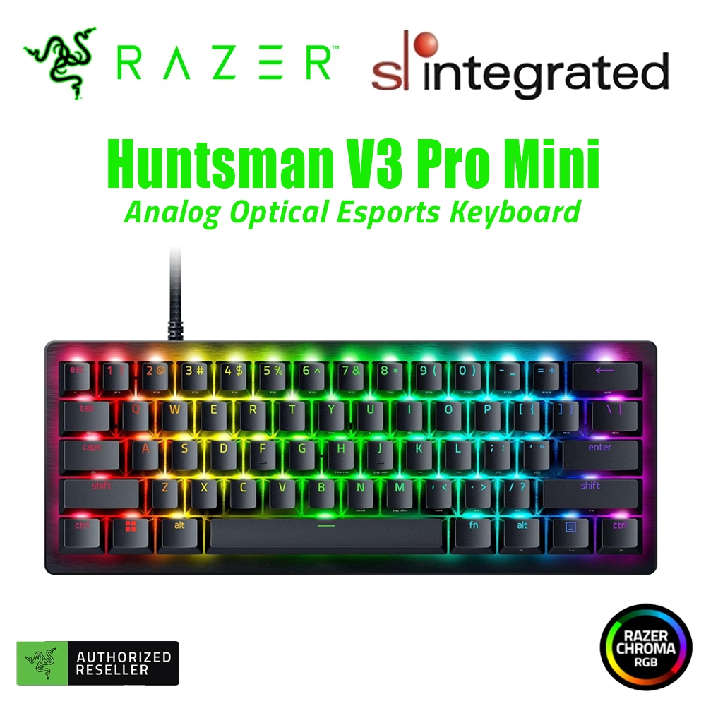 Razer Huntsman V3 Pro Mini 60% Analog Optical Esports Keyboard | Shopee ...