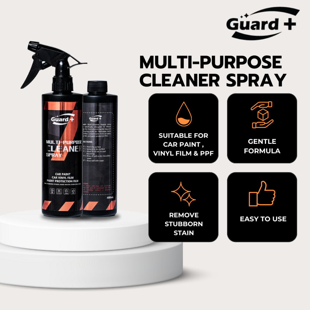 Guard Plus Multi-Purpose Cleaner Spray (480ml)-bug acids, tar, stubborn ...