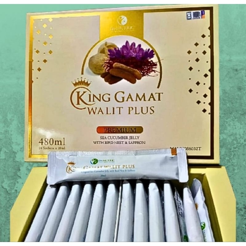 KING GAMAT WALIT PLUS LIQUID JELLY (KGWP) - Bird's Nest, Sea Cucumber & Saffron - Sarang Burung ...