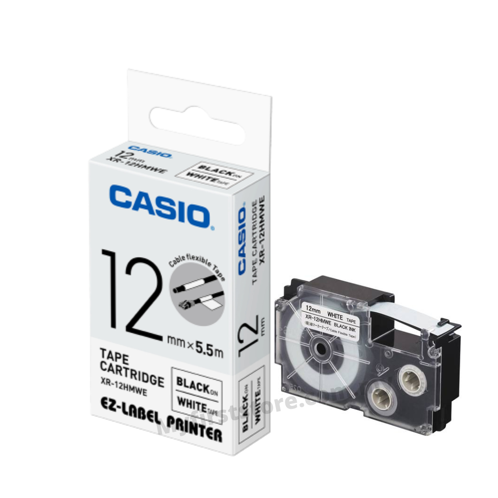 Genuine Casio Label IT! Tape Cartridge@Paper Tape/Heat Shrink Tape/High ...